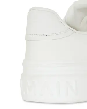 Balmain B-court Leather Sneakers - White