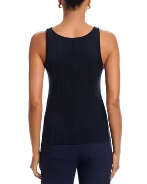 Veronica Beard Birke Merino Wool Tank Top - Navy