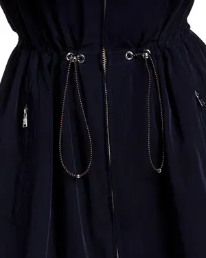 Veronica Beard Akerman Front Zip Dress - Navy