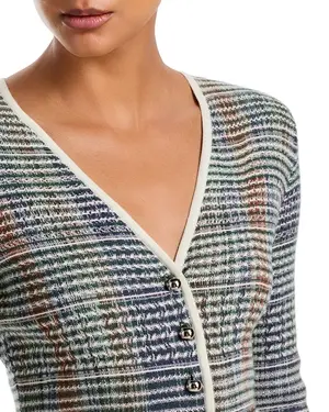 Veronica Beard Nadialine Knit Jacket - Dark Hunter