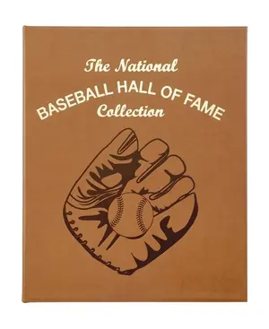 GRAPHIC IMAGE National Baseball Hall Of Fame Leather Bound Book