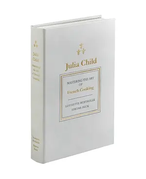 GRAPHIC IMAGE Julia Child: Mastering The Art Of French Cooking Leather Bound Book - Ice Blue