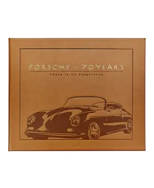 GRAPHIC IMAGE Porsche 70 Years Leather Bound Book