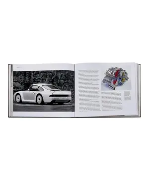 GRAPHIC IMAGE Porsche 70 Years Leather Bound Book
