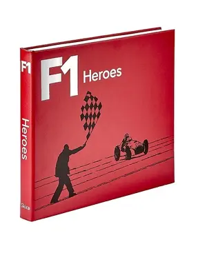 GRAPHIC IMAGE F1 Heroes Leather Bound Book - Red