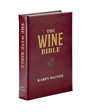 GRAPHIC IMAGE The Wine Bible Leather Bound Book - Burgundy
