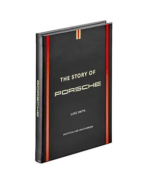 GRAPHIC IMAGE The Story Of Porsche Leather Bound Book - Black