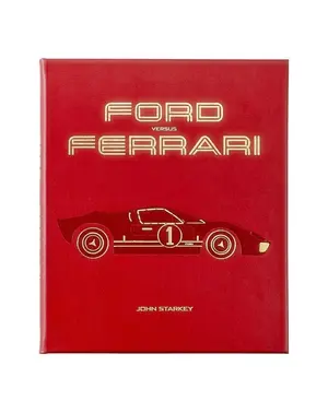 GRAPHIC IMAGE Ford Vs. Ferrari Leather Bound Book