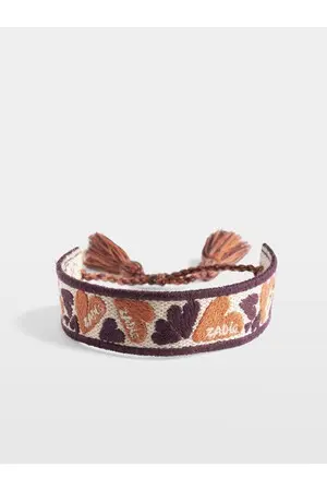 Zadig&Voltaire Woven Heart Bracelet - Natural