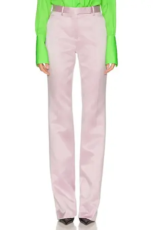 TOM FORD Duchesse Tailored Straight Pant - Orchid Pink
