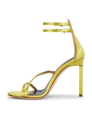 TOM FORD Satin Ankle Strap Sandal - Canary Yellow