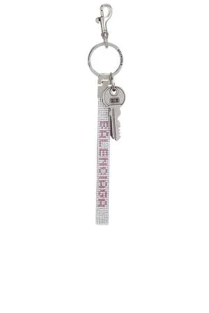 Balenciaga Charm Balen Strass Keychain