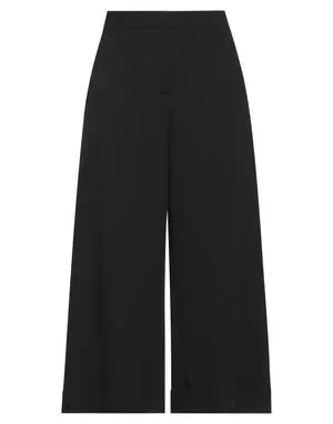 TWINSET Wide Leg Pants With Sequin Side Stripe - Black