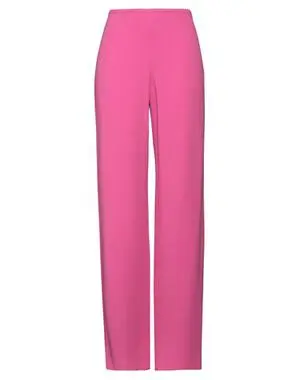 Emporio Armani Wide-Leg Crepe Pants Fuchsia