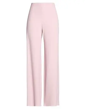 Emporio Armani Wide-leg Crepe Pants - Pink