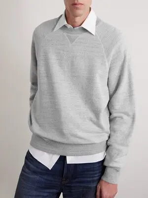 DRAKE'S Cotton-jersey Sweatshirt