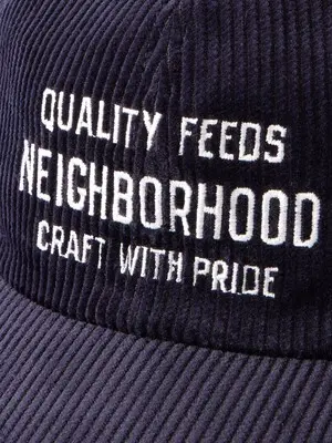 NEIGHBORHOOD Logo-embroidered Cotton-corduroy Baseball Cap