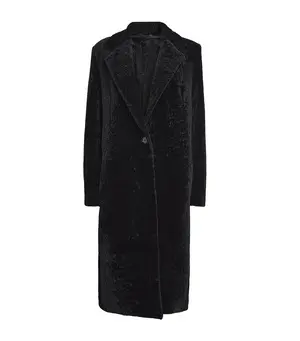 TOTEME Shearling Trench Coat