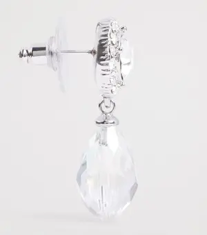 SELF-PORTRAIT Crystal Drop Earrings
