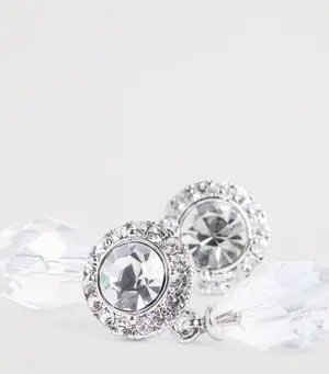 SELF-PORTRAIT Crystal Drop Earrings