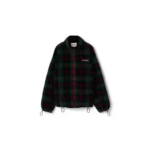 Women's Plaid Crew Neck Jackets