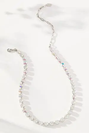 ELIZABETH COLE Shardelia Crystal Necklace - Pink