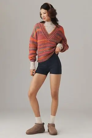 Electric & Rose V-neck Pullover Sweater
