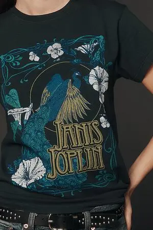 LETLUV Janis Joplin Graphic Tee