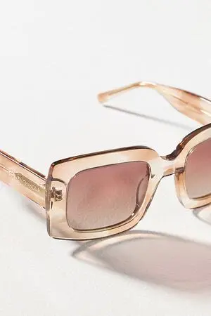 ELEVENTH HOUR Mk Translucent Oversized Square Sunglasses