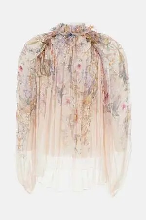 Zimmermann Rebellion Billow Blouse - Multicolor
