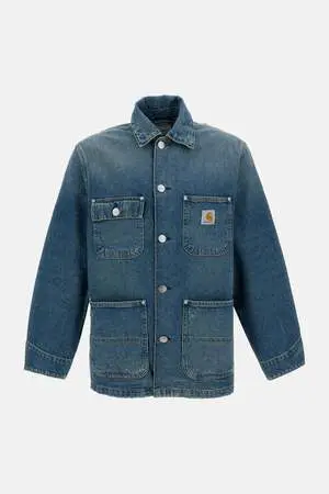 Carhartt Work In Progress Aden Chore Denim Jacket Blu