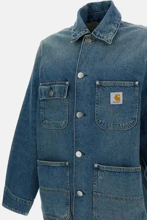 Carhartt Work In Progress Aden Chore Denim Jacket - Blue