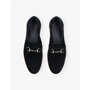 Magnanni Calpe Horsebit Suede Loafers