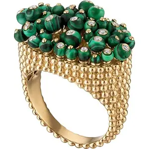 EDEN PRESLEY Bubbles Explosion Bead Ring - Green