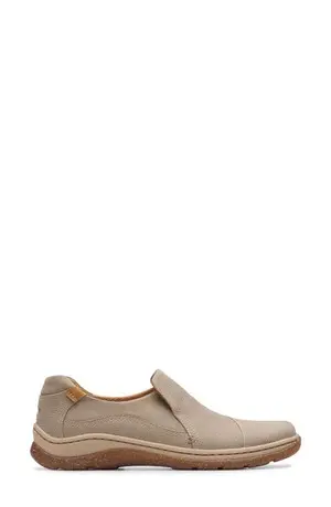 Clarks Orlene Slip-on Sneaker - Stone Nubuck