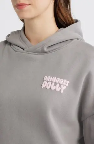 Princess Polly Graphic Print Logo Hoodie