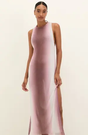 VIX PAULA HERMANNY Nebula Twist Cover-up Dress