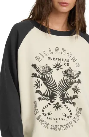 BILLABONG Emmers Raglan Sleeve Sweatshirt