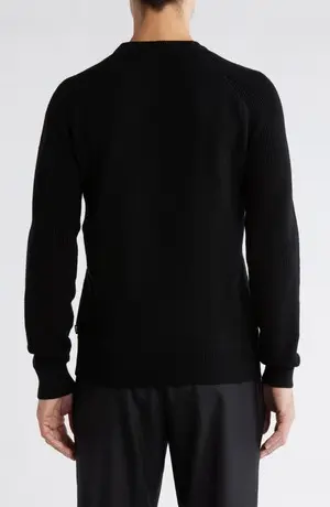 BOSS Hero Wool Crewneck Sweater - Black