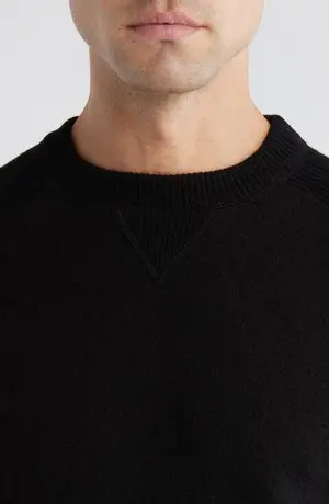 BOSS Hero Wool Crewneck Sweater - Black