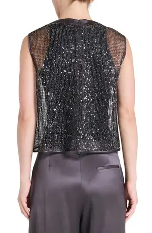 TWP Sequin Sleeveless Tank