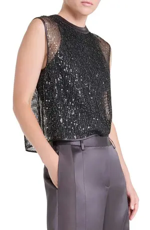 TWP Sequin Sleeveless Tank