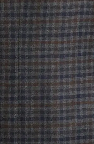 HERITAGE GOLD Milano Regular Fit Check Super 130s Wool Sport Coat