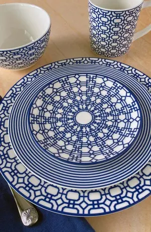CASKATA Newport Garden Gate Small Plates Porcelainset 4