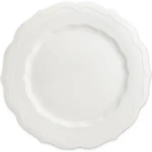 CASKATA Stella Scalloped Dinner Plate Porcelainset 4 - White