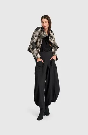 Alembika Nightfall Moto Brocade Jacket