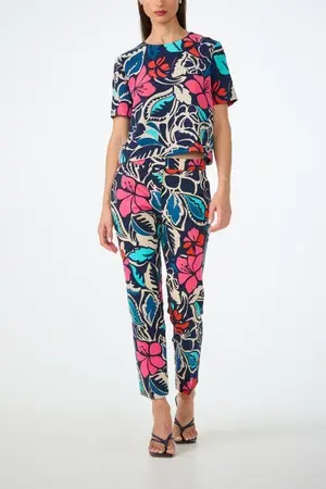 Trina Turk Printed Ankle Pant