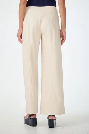 Trina Turk Parque Faux Leather Wide Leg Pant