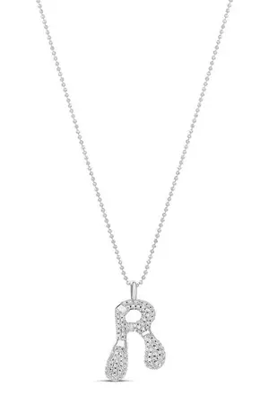 SHYMI Initial Pendant Necklace - Silver