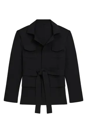 Theory Belted Knit Blazer